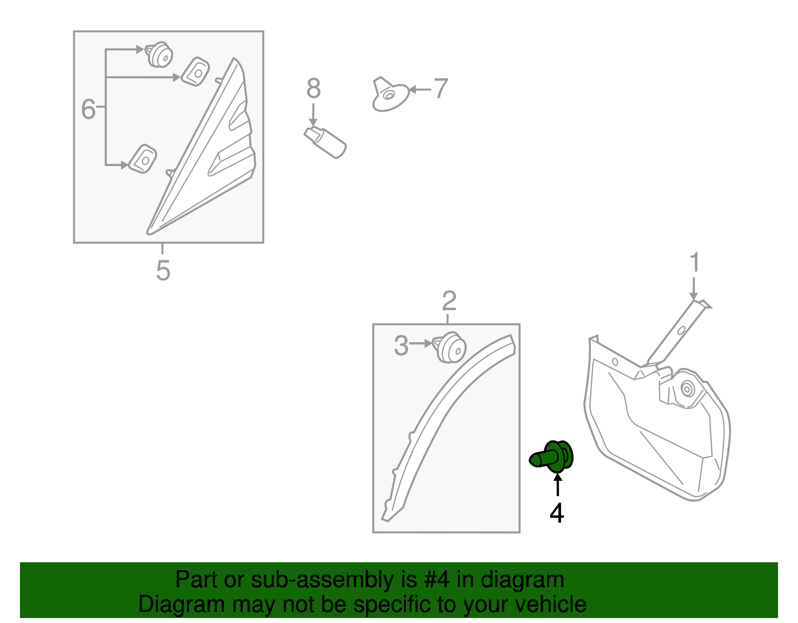 2005-2025 Ford Wheel Opening Molding Retainer W709176-S300 | OEM Parts ...