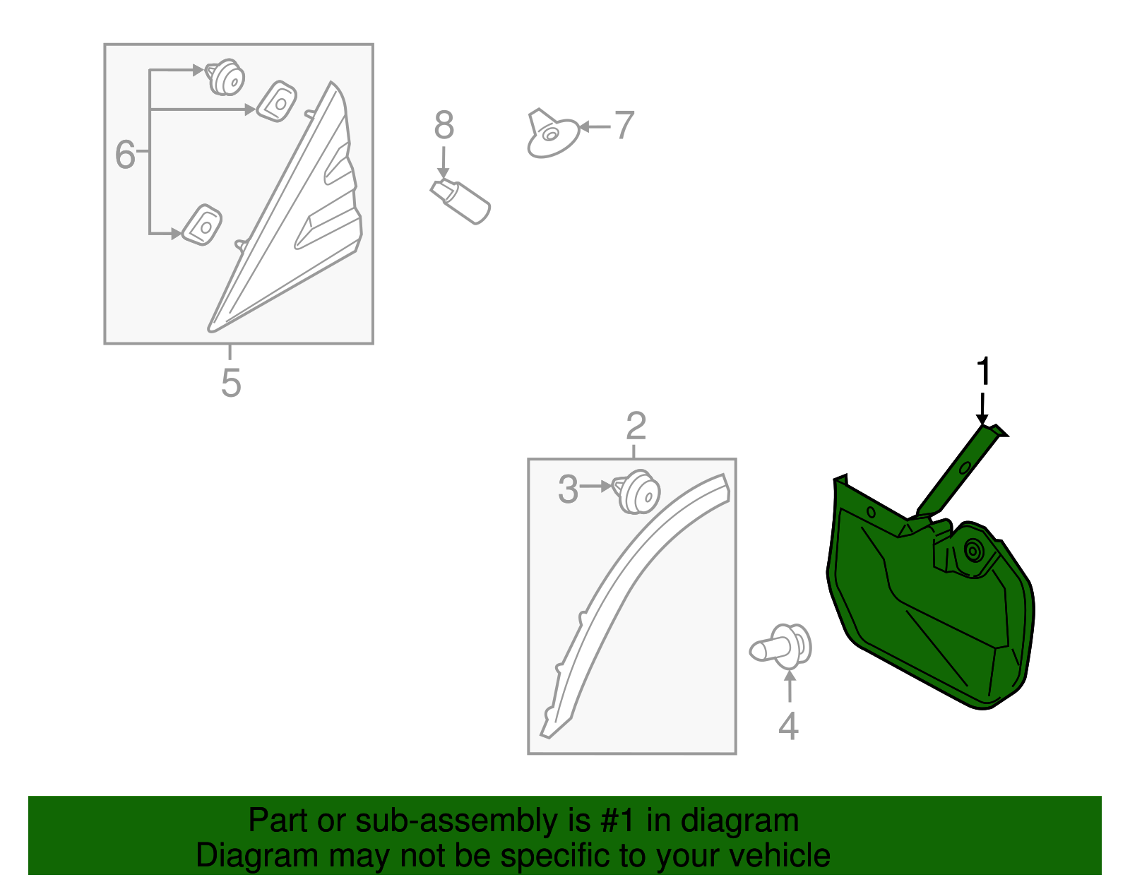 2015-2024 Ford Mud Guard BK3Z-16102-AA | Ford OEM Parts Online