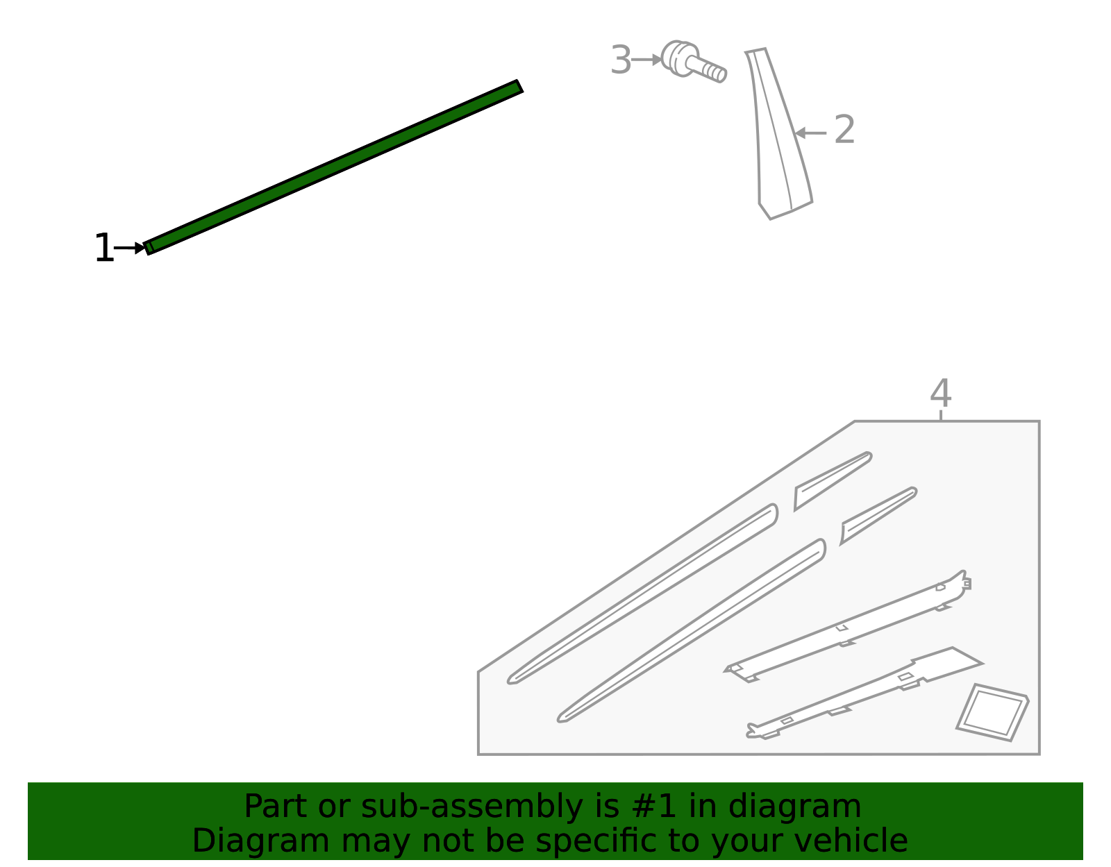 72450-SZT-003 - 2011-2016 Honda CR-Z - Molding Assembly L Front Door ...