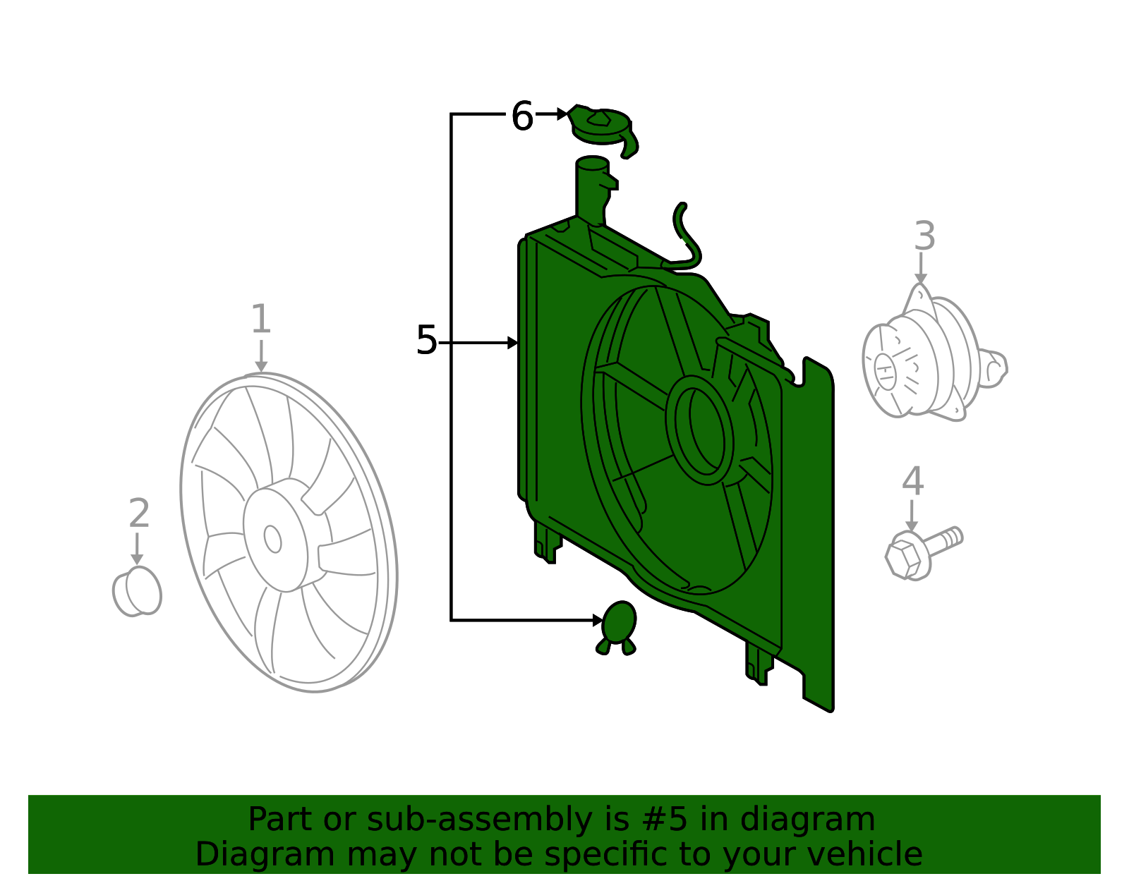 16711-21110 - Fan Shroud 2007-2018 Toyota Yaris | Toyota San Diego Parts