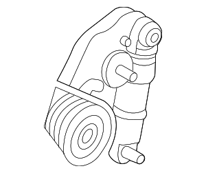 2012-2017 Land Rover Serpentine Tensioner LR034128 | OEM Parts Online