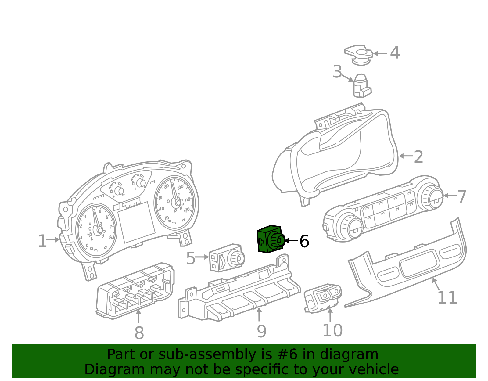 84108373 - Black Trailer Brake Control Switch Assembly 2016-2022 GM ...