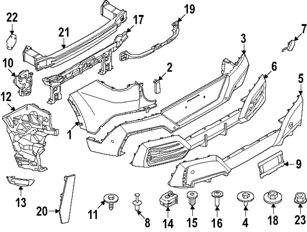 2024-2025 BMW X2 Bumper Cover 51-12-5-A86-A13 | BMW Parts Worldwide