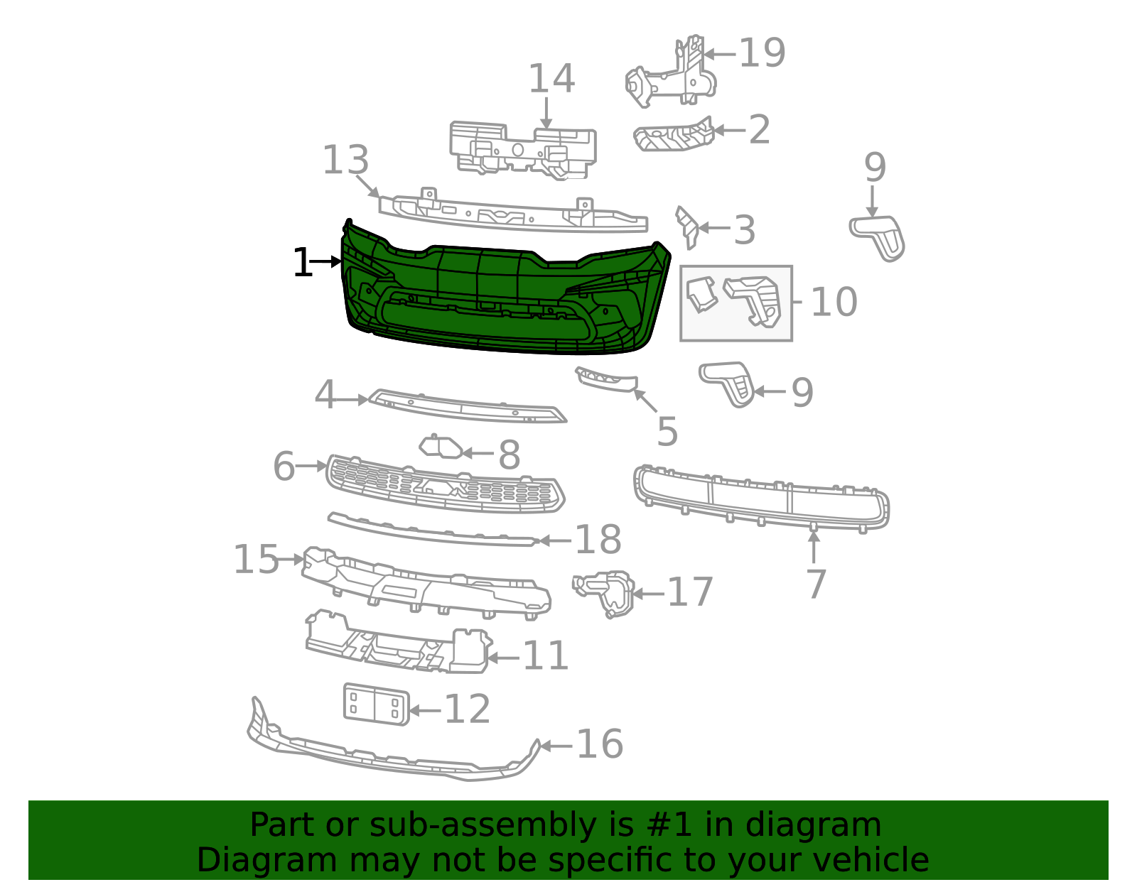 Bumper Cover 68636935AA | Mopar Parts Canada