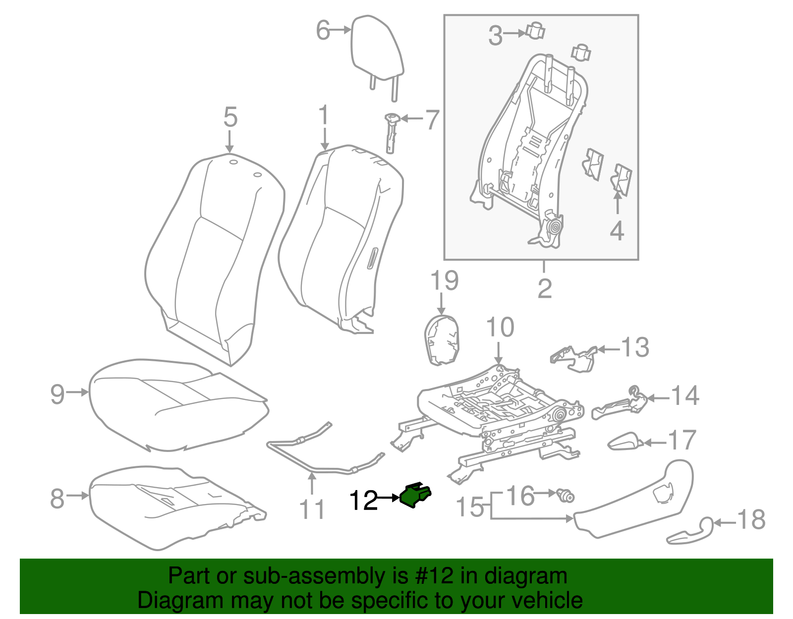 Seat Track Cover - Finish the Look of Your Seat Assembly | AutoNation Parts