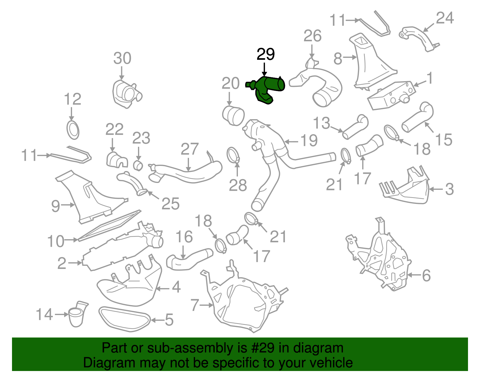 2014-2019 Porsche 911 2014-2019 Porsche 911 - Connector Tube 9A1-110 ...