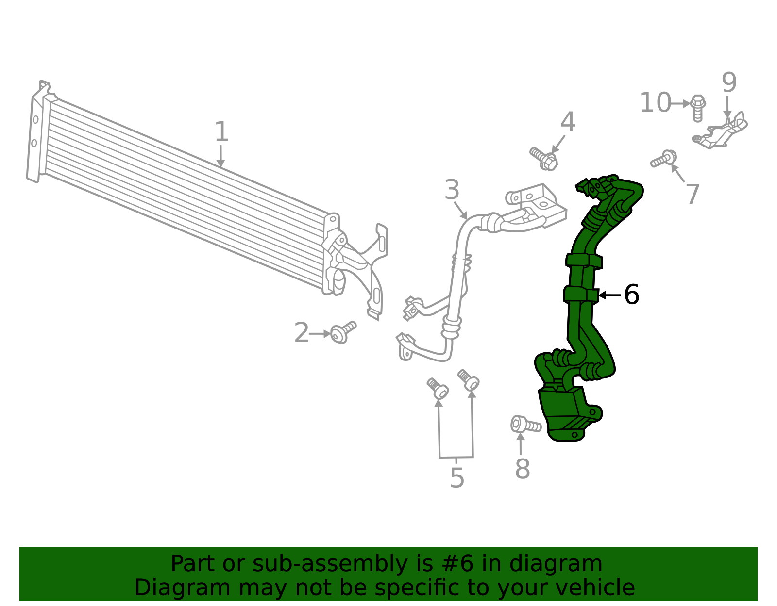 2022-2025 Volkswagen Pressure Pipe 3QF-317-801-B | VW Direct Auto Parts