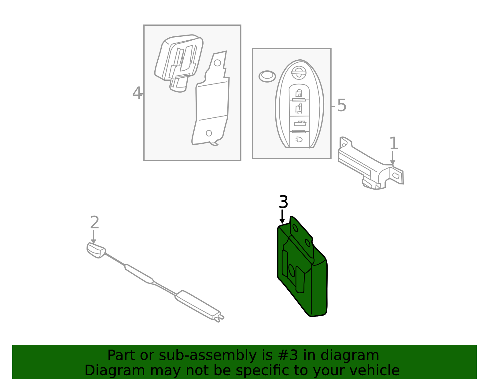 25640-5NA0C - High-Quality Warning Buzzer for 2011-2017 Nissan Quest ...