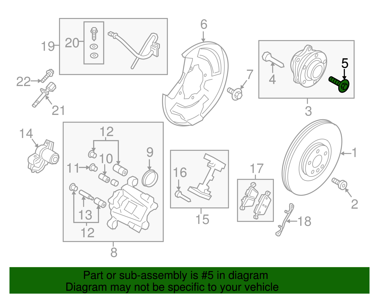 Genuine Axle Bolt for 1999-2025 Volvo | Part# 30670602 | Over 30% Off ...