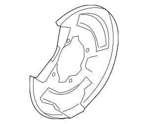 31665969 - Splash Shield - 2016-2020 Volvo | Volvo OEM Parts Direct