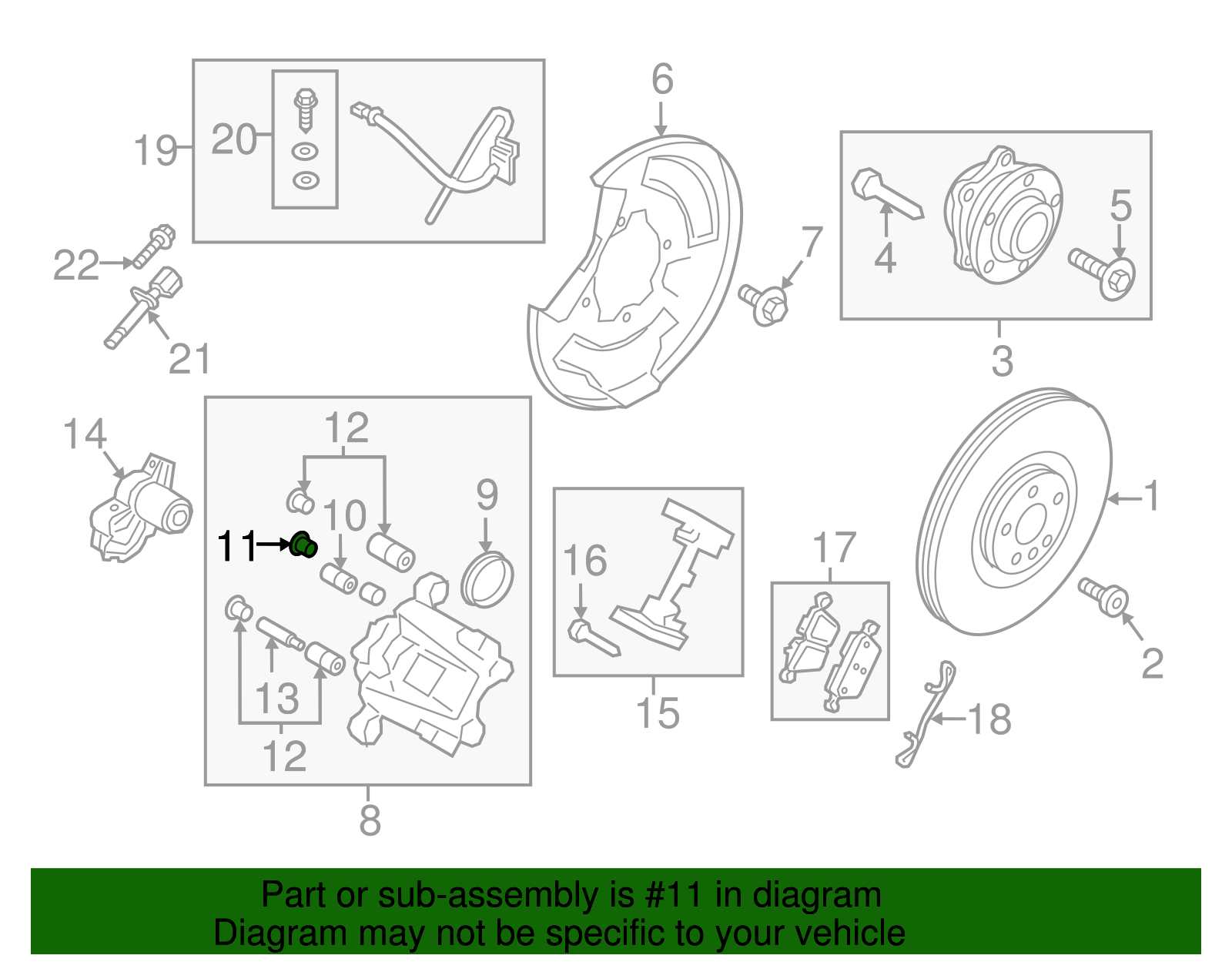 1994-2025 Volvo Brake Bleeder Screw Cap - Driver's Side (LH) 30665018 ...