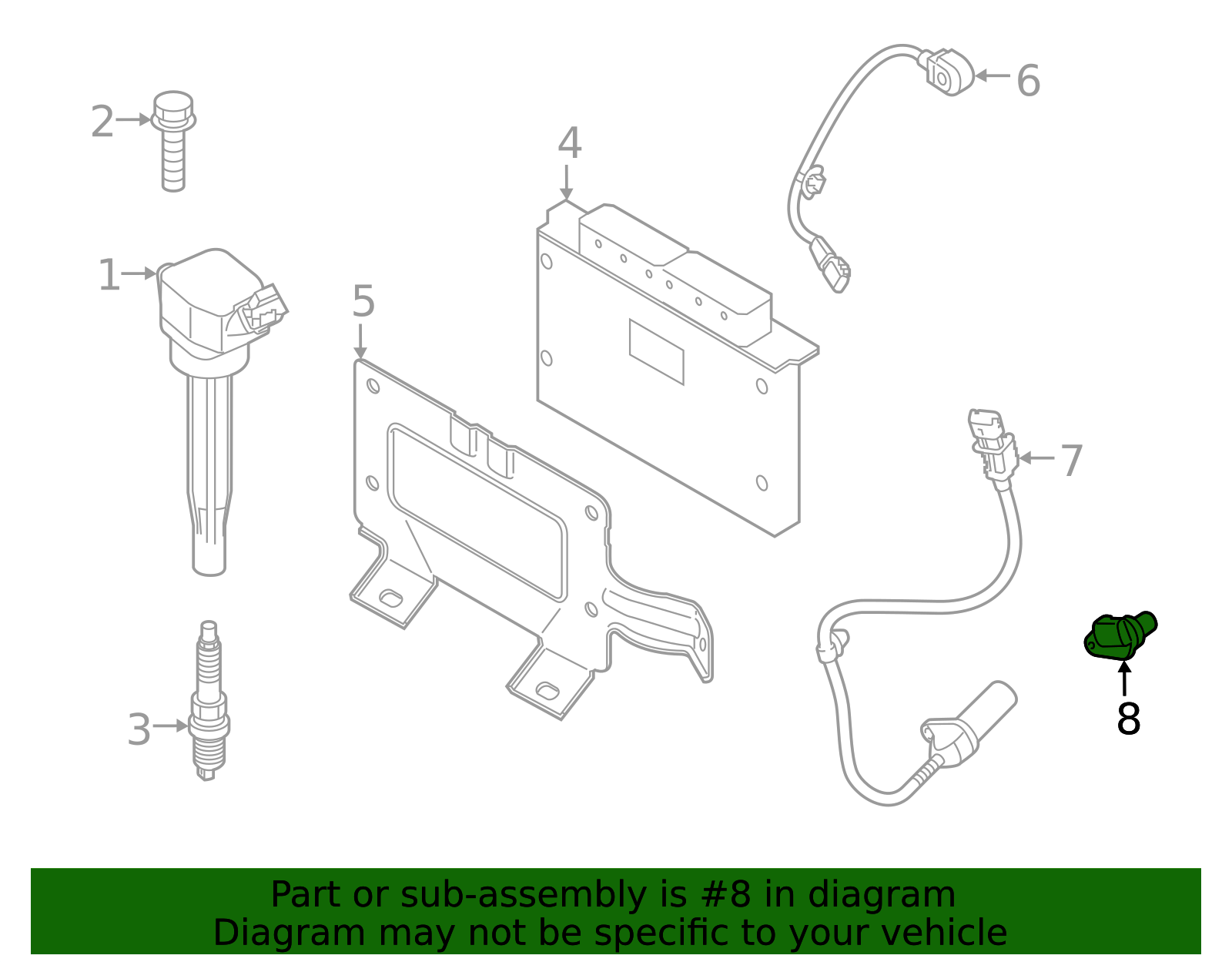 39350-2M327 - Camshaft Position Sensor 2020-2023 Kia Rio | Kia.Parts Store