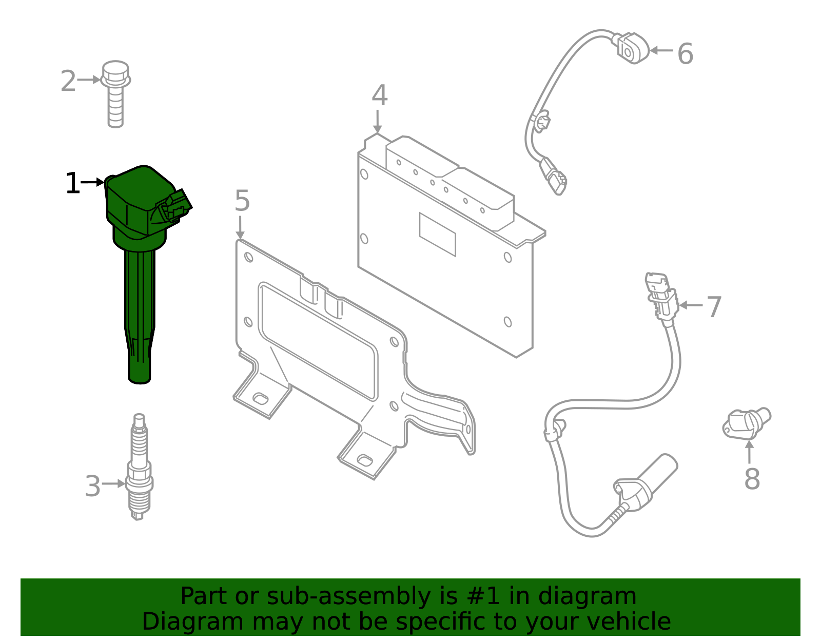 27301-2M360 - Ignition Coil 2020-2023 Kia Rio | Kia.Parts Store