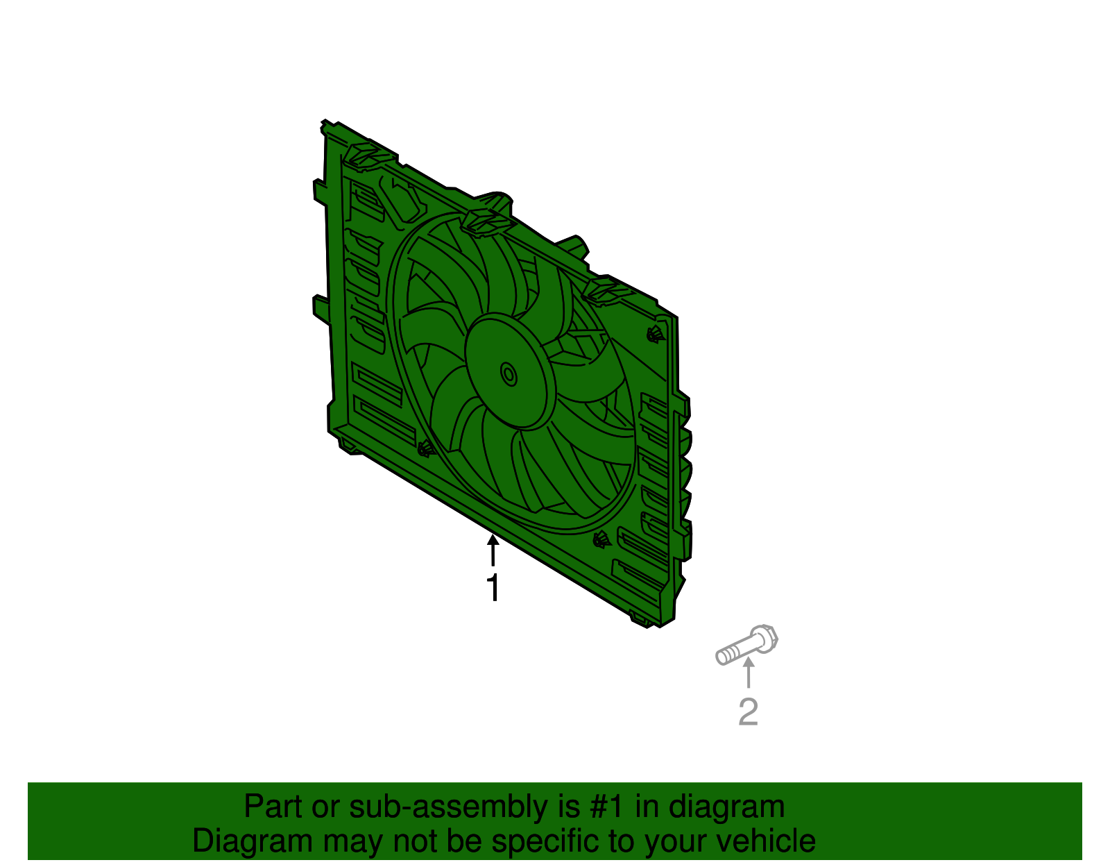 2011-2018 Porsche Cayenne Fan Shroud 958-121-203 | OEM Parts Online