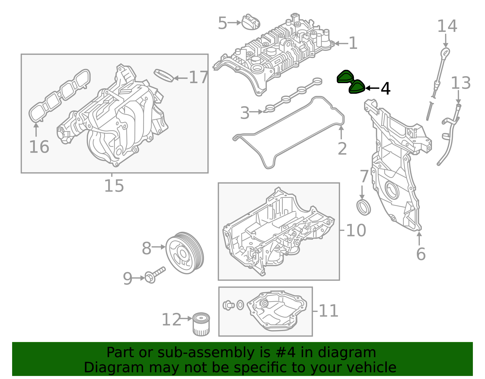 13270-5RB0C - Valve Cover Gasket Official Nissan Parts Store