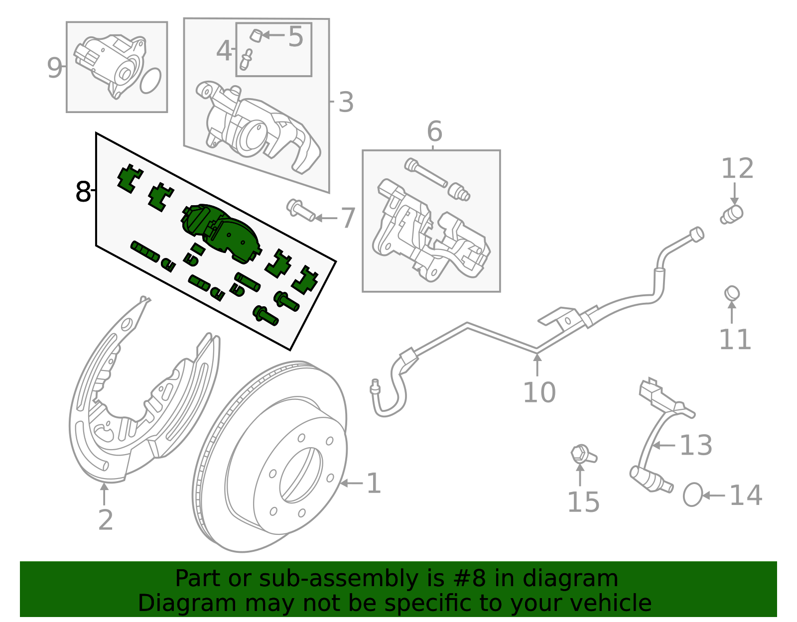 Genuine OEM Ford Part - Brake Pads MB3Z-2200-D | Genuine OEM Ford Parts ...