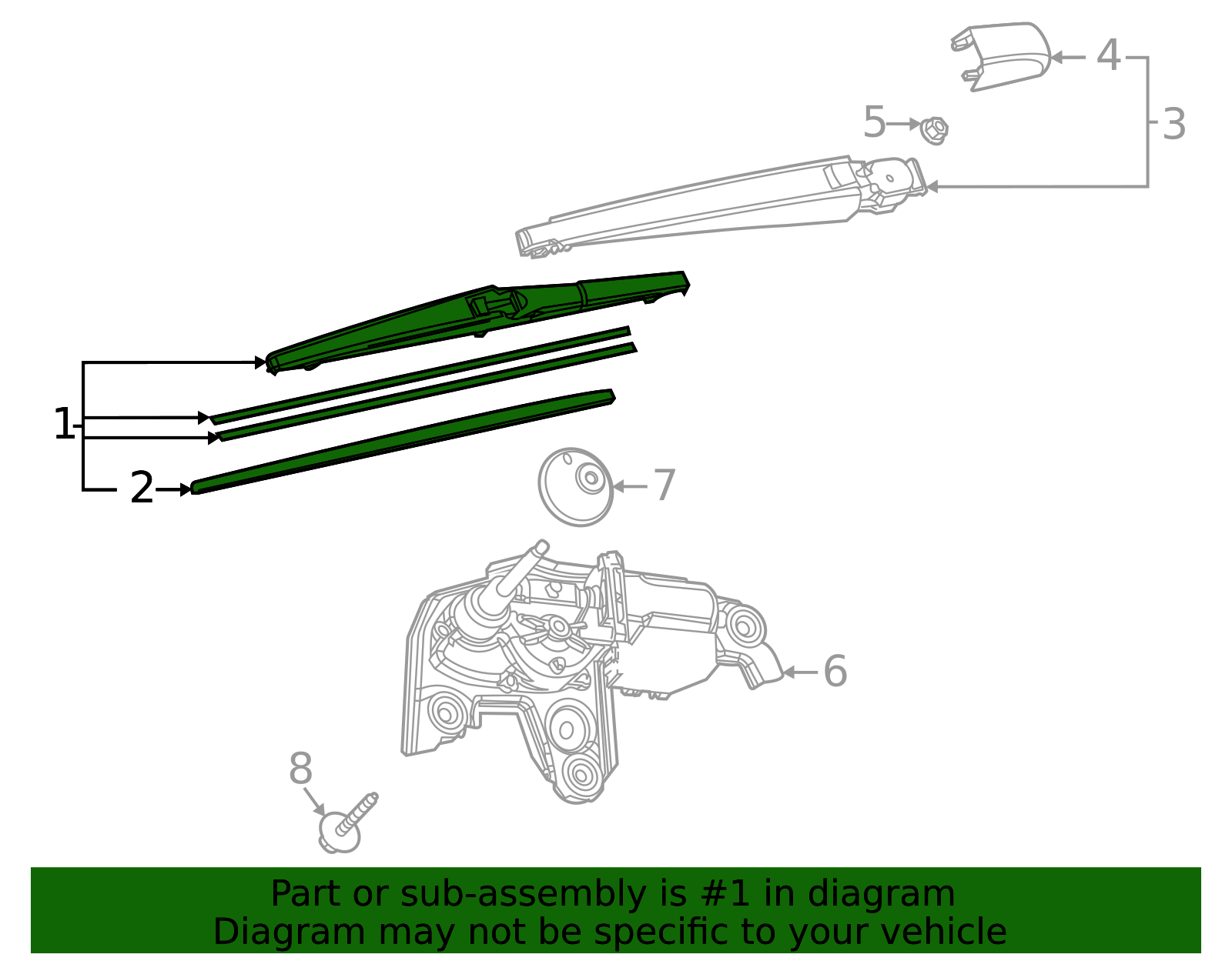 Wiper Blade 85242-0E110 | OEM Parts Online
