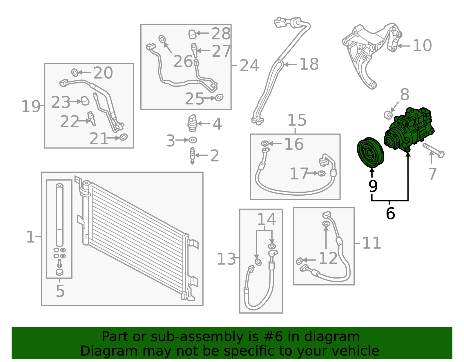 2018-2025 Audi Compressor Assembly 8W0-816-803-A | OEM Parts Online