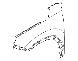 66321-S8000 - Fender 2020-2025 Hyundai Palisade | Hyundai OEM Part