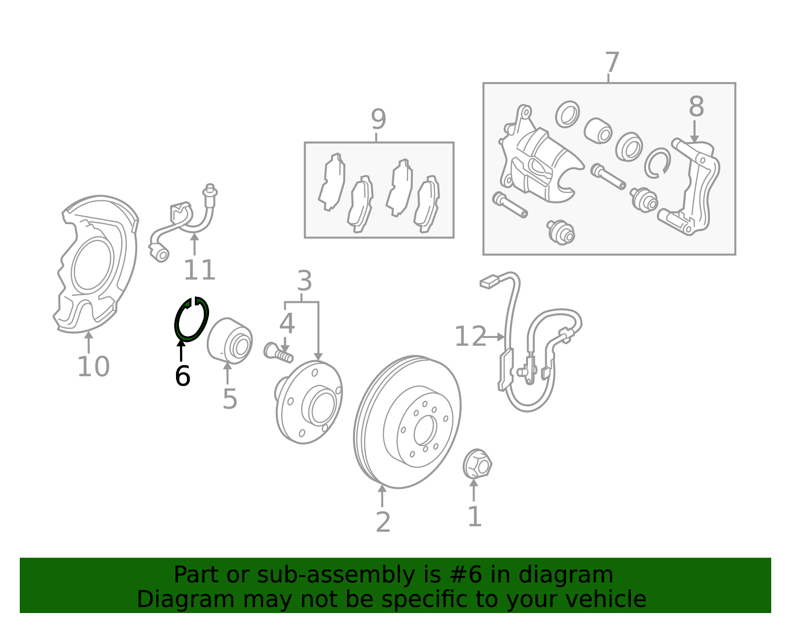 Genuine Official Toyota Snap Ring part# 90521-79002 for 1989-2019 ...