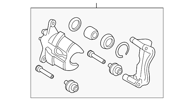Genuine Toyota Caliper Assembly part# 47750-02400 for 2009-2019 Toyota ...