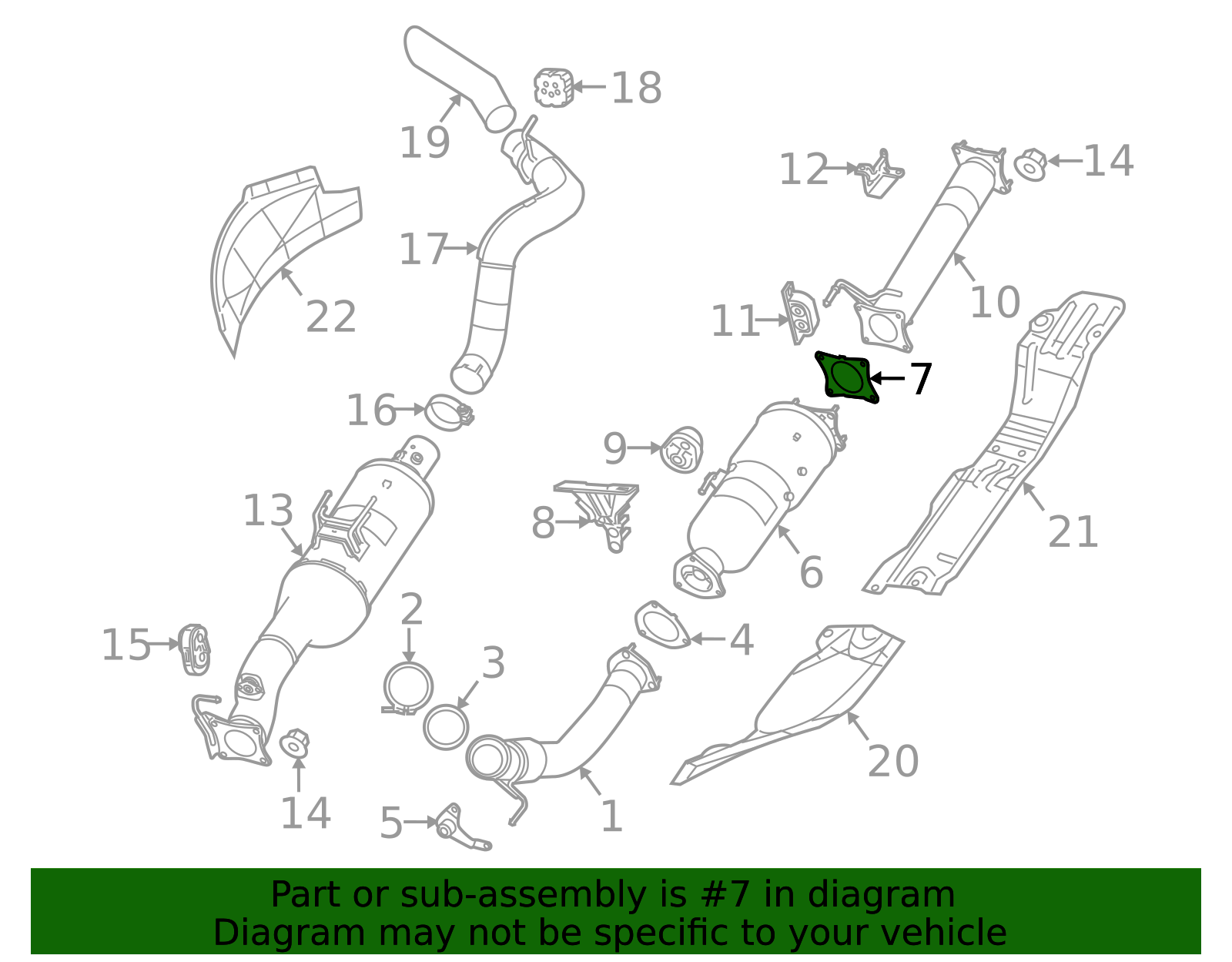 2013-2018 Ram Filter Gasket 68065844AB | Mopar Parts Canada