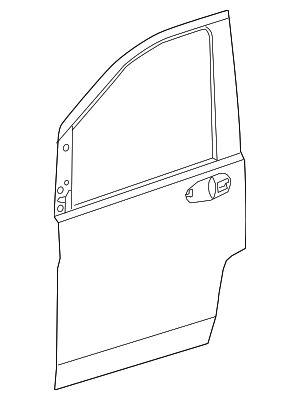 447-720-66-00 - Door Shell 2016-2023 Mercedes-Benz Metris | Mercedes ...