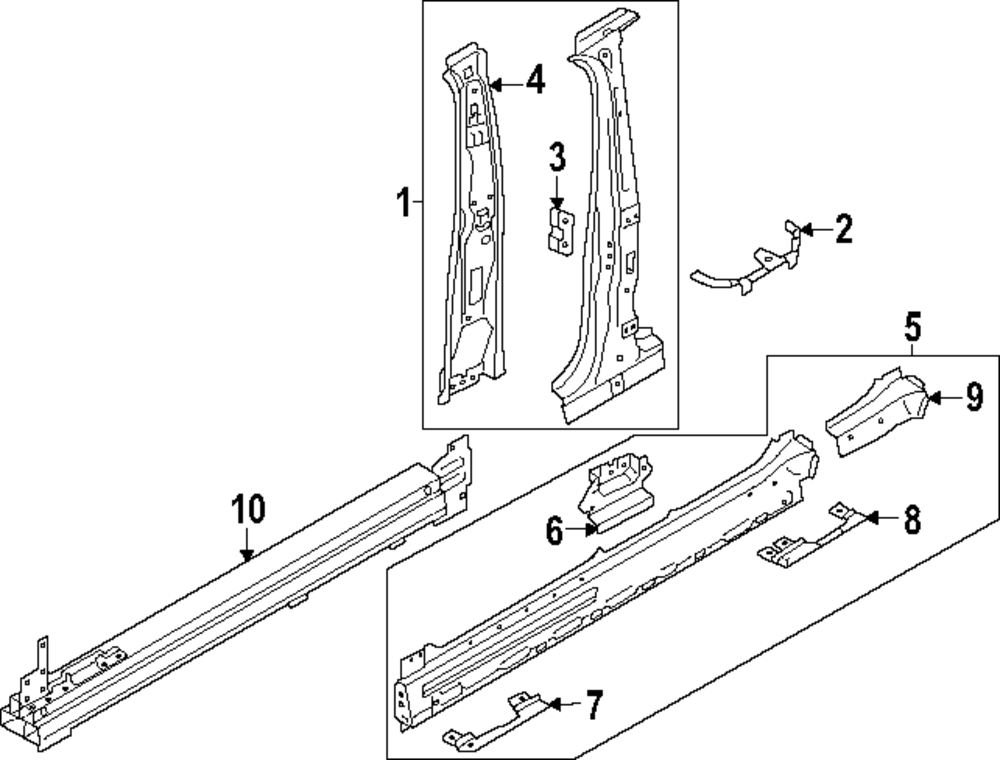 11A-809-378 - Rocker Panel Assembly 2022-2025 Audi | Audi OEM Parts Guy