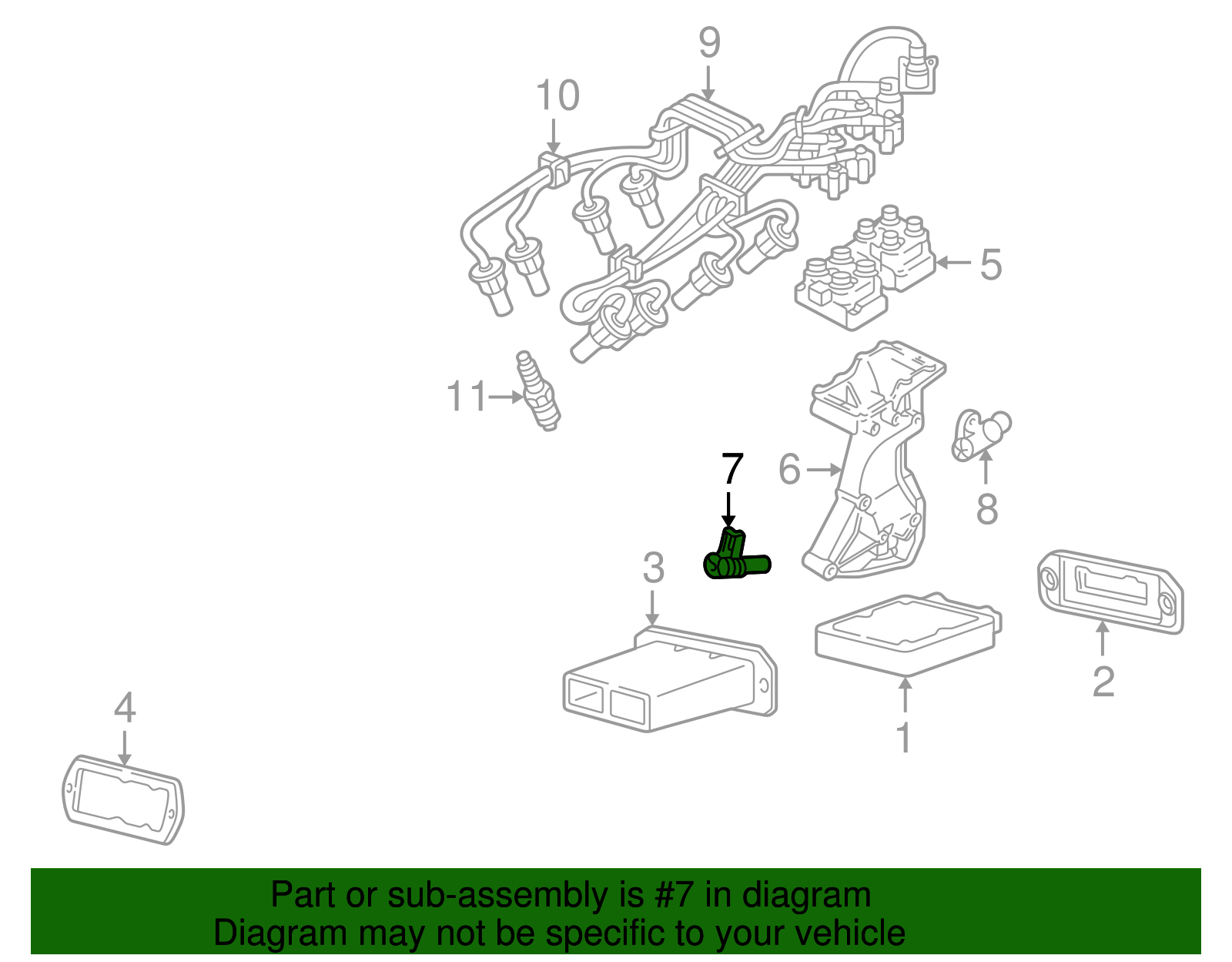 1994-2001 Mazda Crankshaft Position Sensor 1F23-67-082 | Mazda Parts Deals