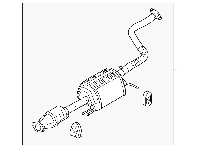 28600-B2500 - Intermediate Pipe 2014-2019 Kia Soul | Kia.Parts Store