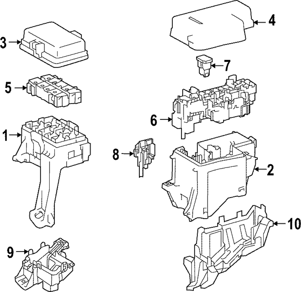 2013-2015 Toyota RAV4 Fuse & Relay Box 82741-42040 | Toyota Parts Center