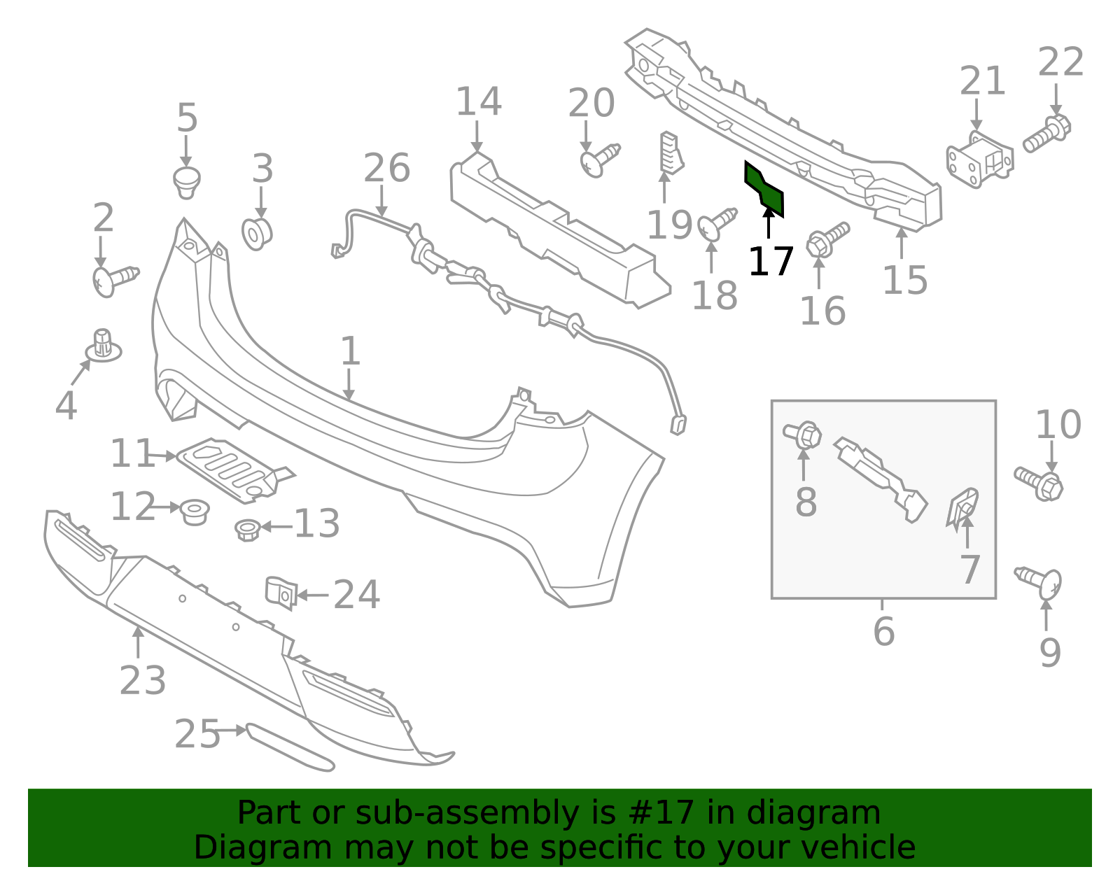 86635-H9AB0 - Upper Bracket 2021-2023 Kia Rio | Kia.Parts Store