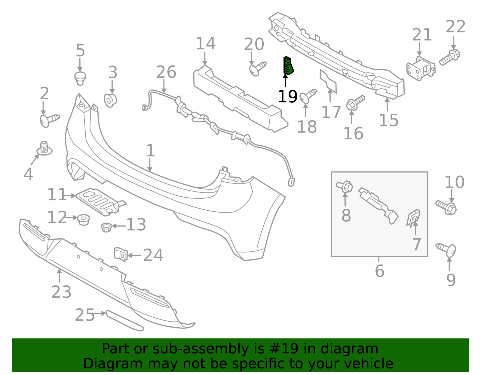 86633-H9AB0 - Inner Bracket 2021-2023 Kia Rio | Kia.Parts Store