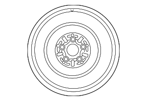 42611-75101 - Steel Wheel 2011-2018 Toyota | Express Toyota Parts