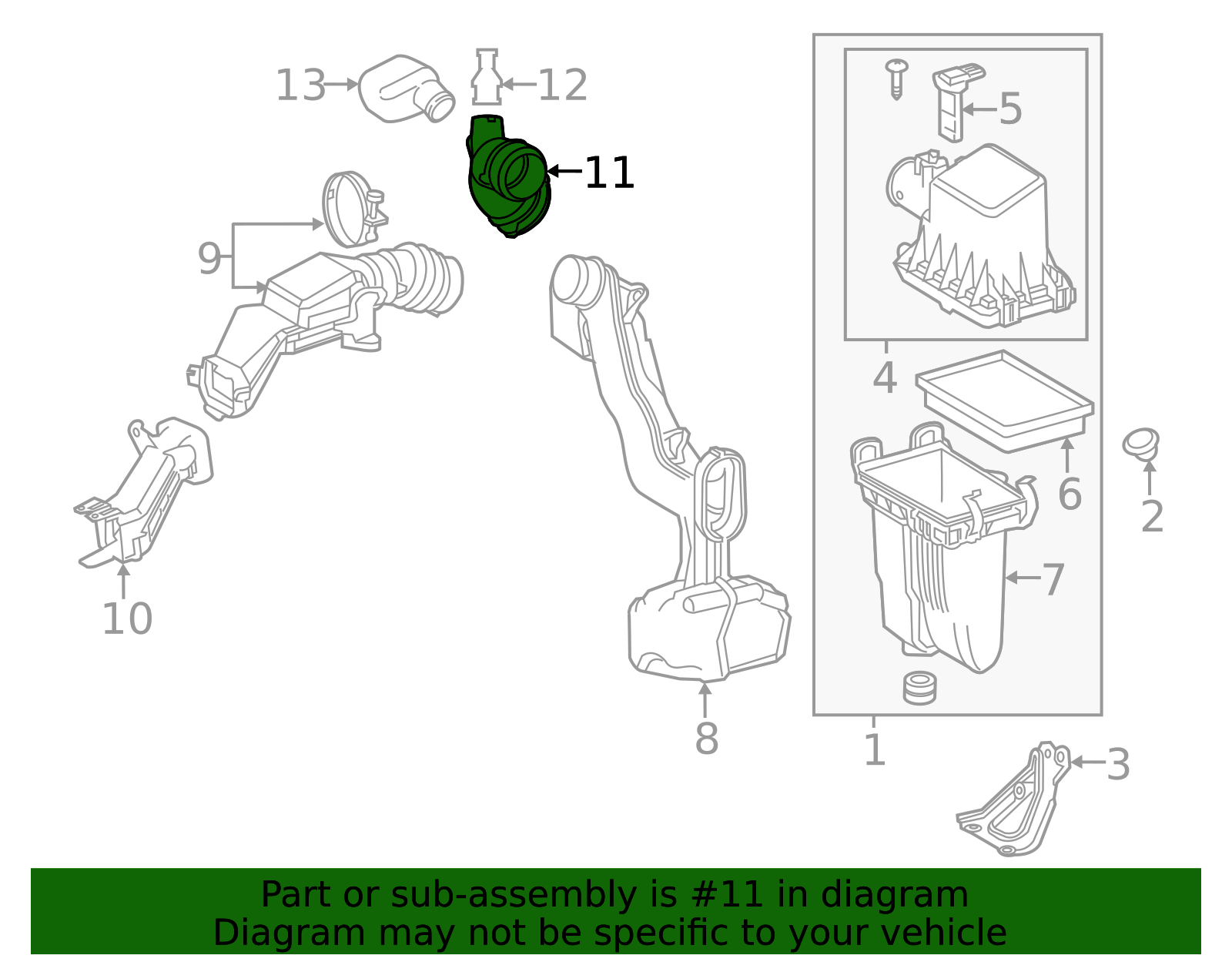 17881-37330 - High-Quality Engine Air Intake Hose for AutoNation Parts