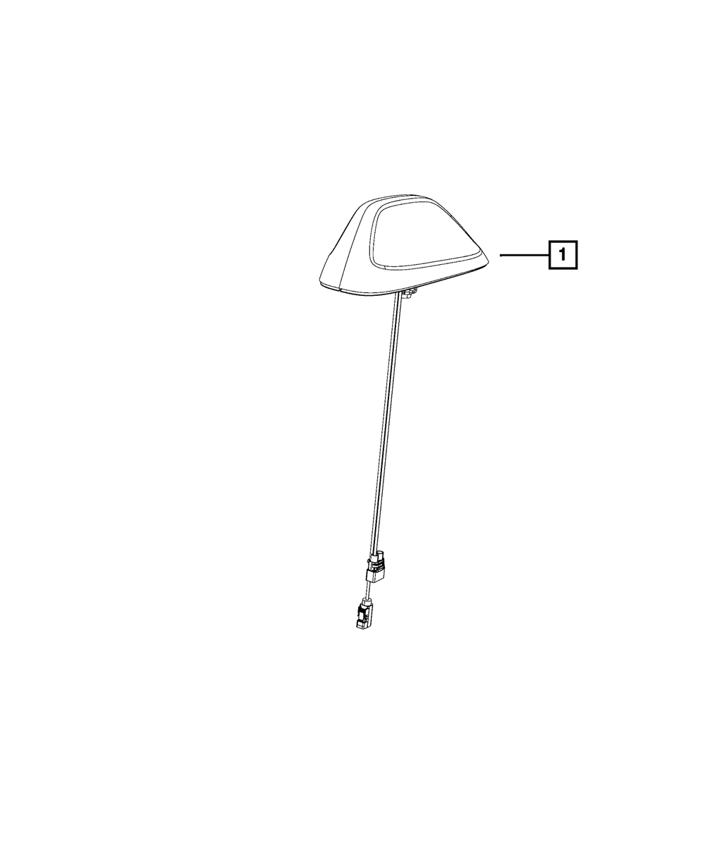 2016-2022 Mopar | Base Cable And Bracket Antenna | 6ZZ66HT6AA | Mopar ...