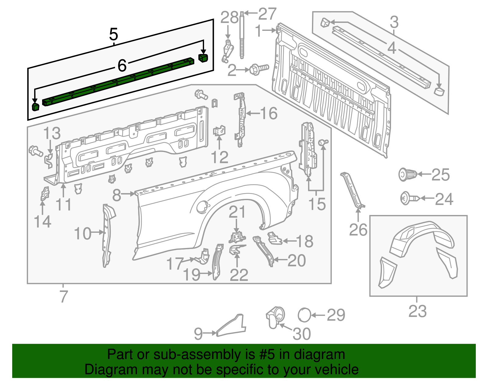 2007-2021 Toyota Tundra 2007-2021 Toyota Tundra - Track Assembly 65335 ...