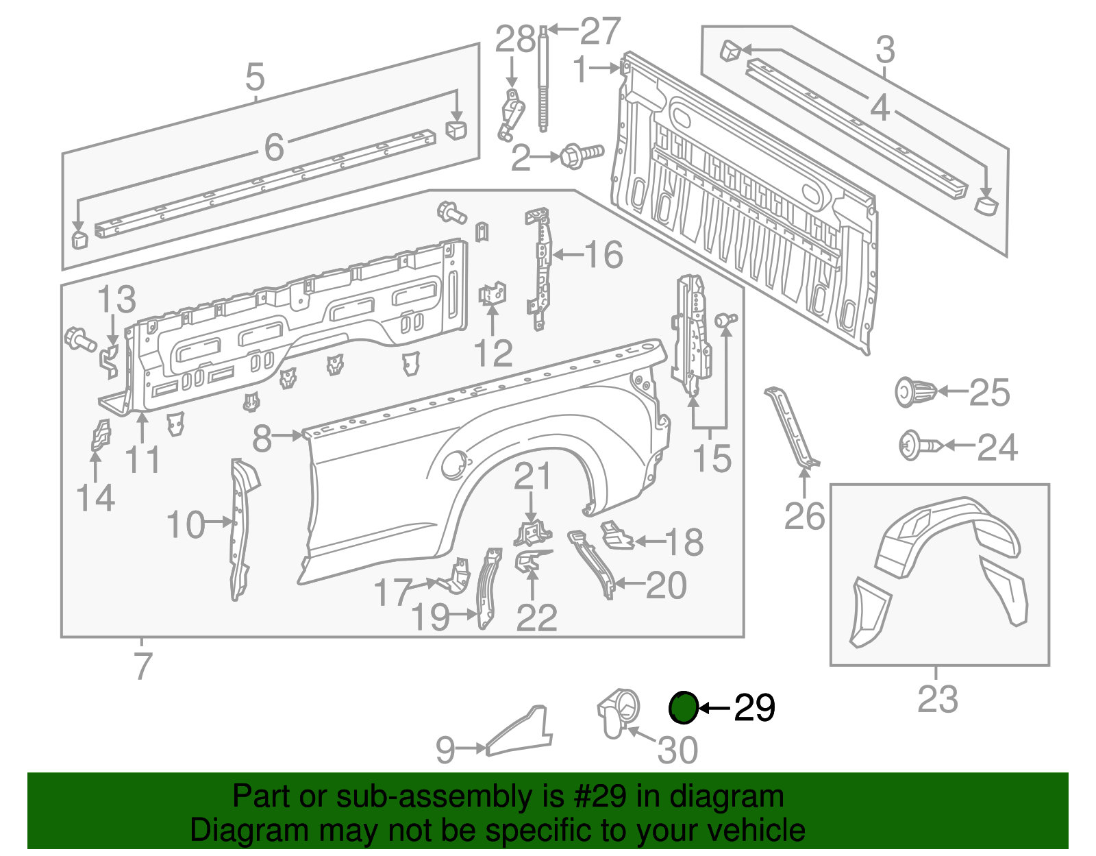 77351-0C090 - Fuel Door - 2014-2020 Toyota Tundra | Nucar Toyota of ...