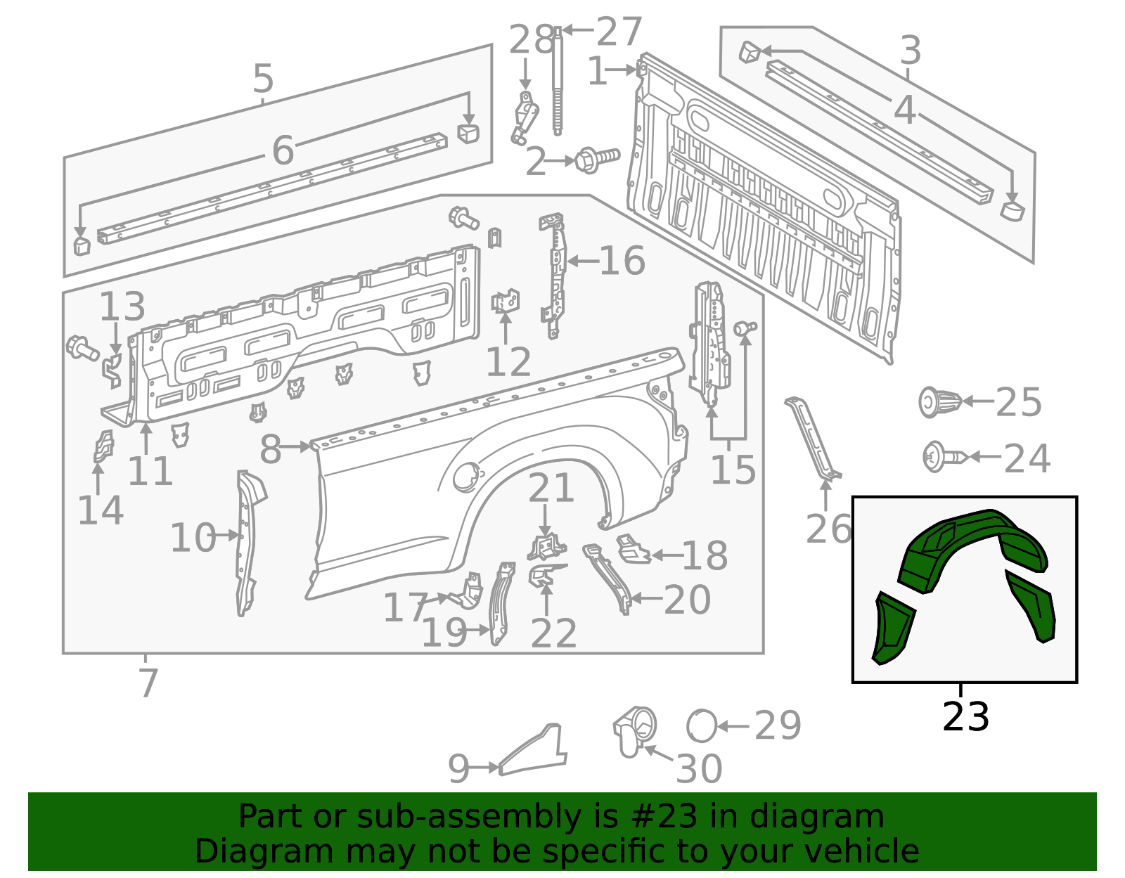 2014-2021 Toyota Tundra Wheelhouse Liner 65637-0C040 | Toyota Parts Center