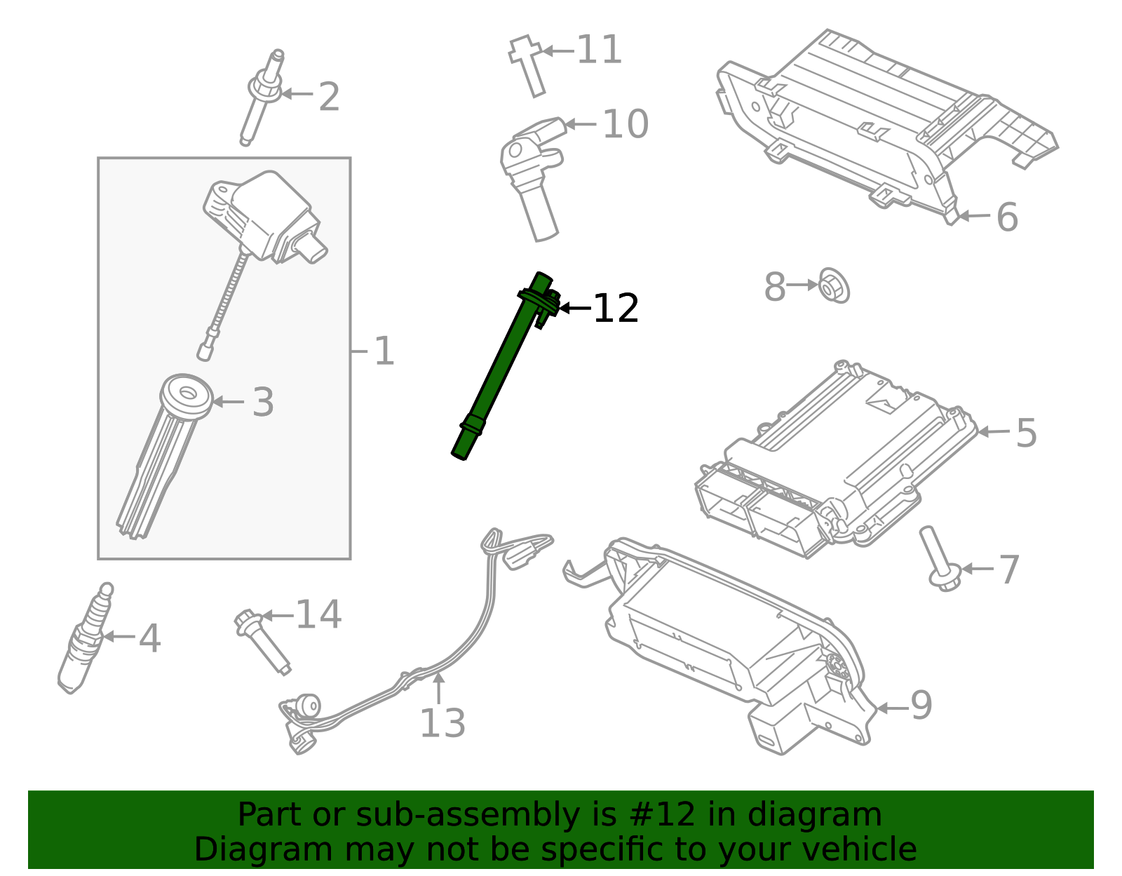 JR3Z-6C315-A - High-Quality Crankshaft Position Sensor for 2018-2025 ...