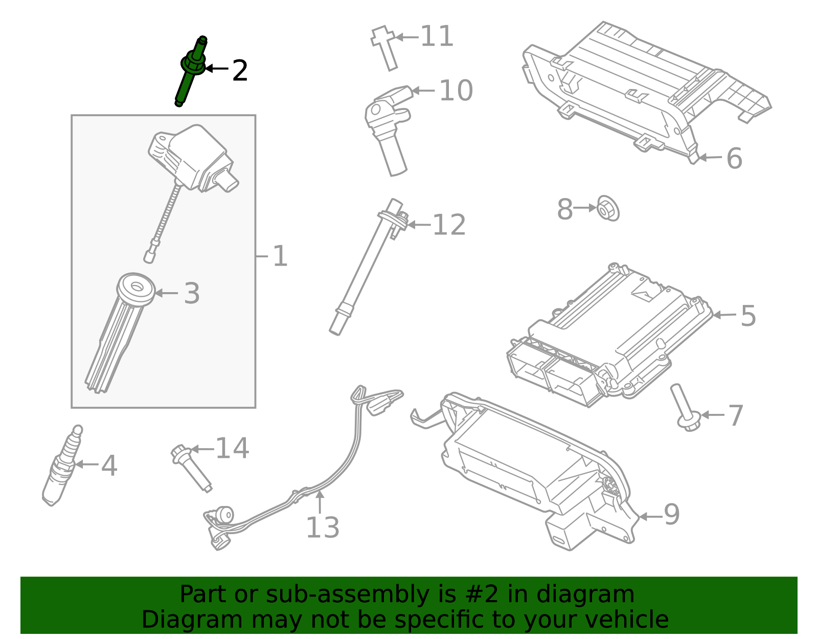2017-2025 Ford Ignition Coil Bolt w500303s437 | TascaParts.com