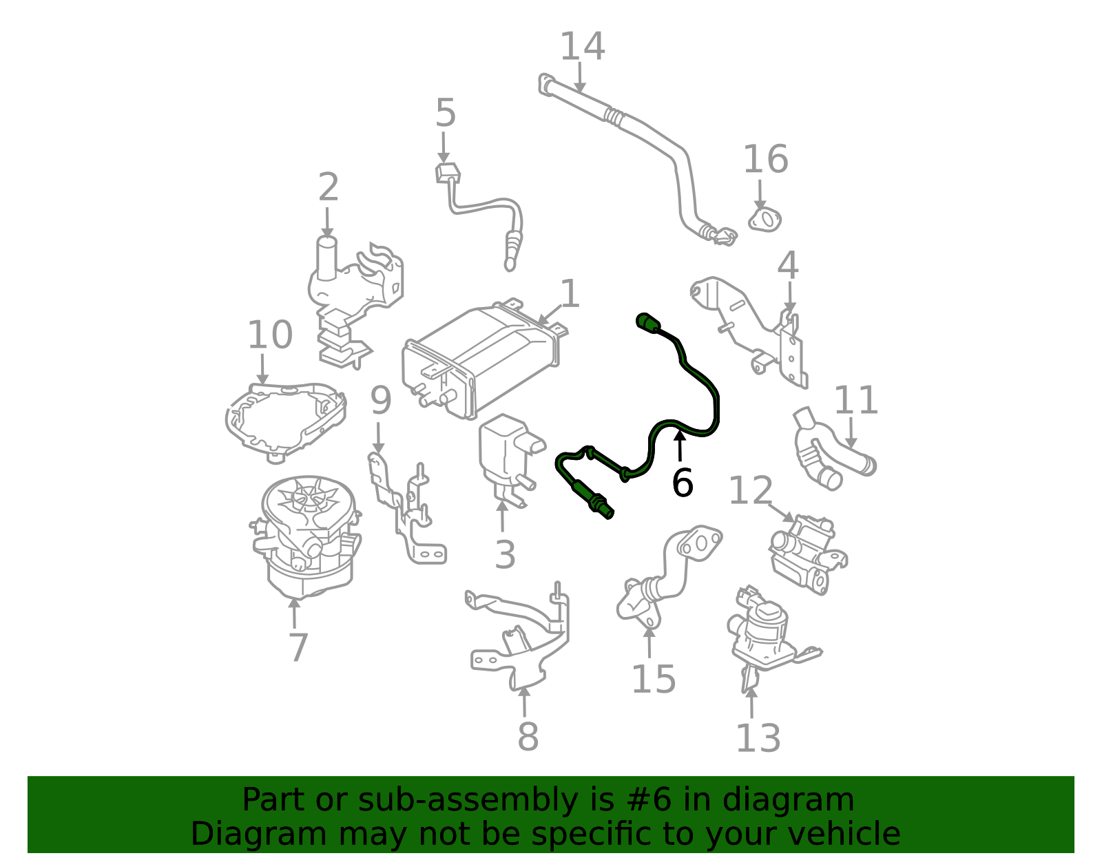 22641AA450 - Sensor 2004-2008 Subaru | Subaru Parts Exchange