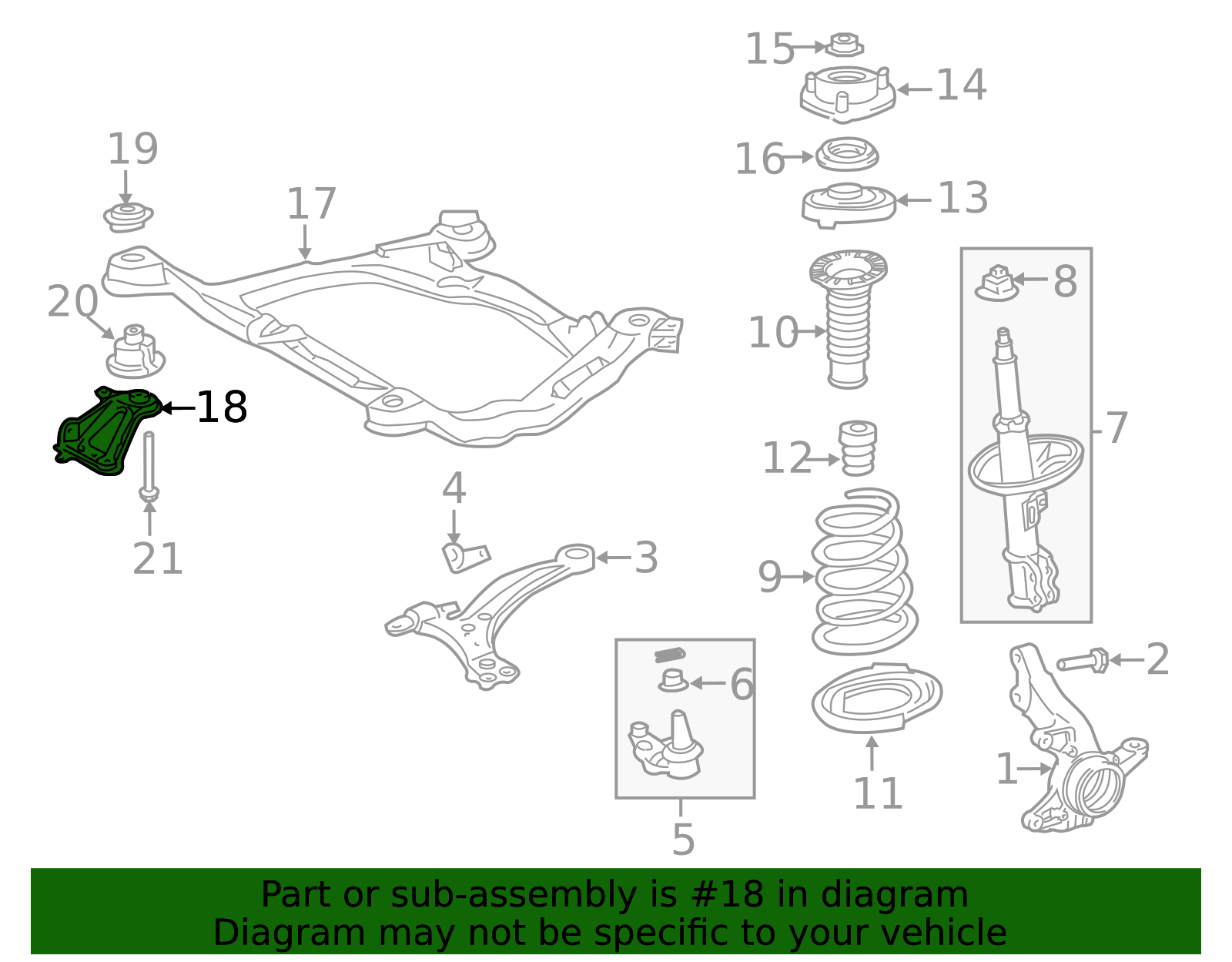 2004-2020 Toyota Sienna Engine Cradle Brace 51035-08020 | MotorMotor
