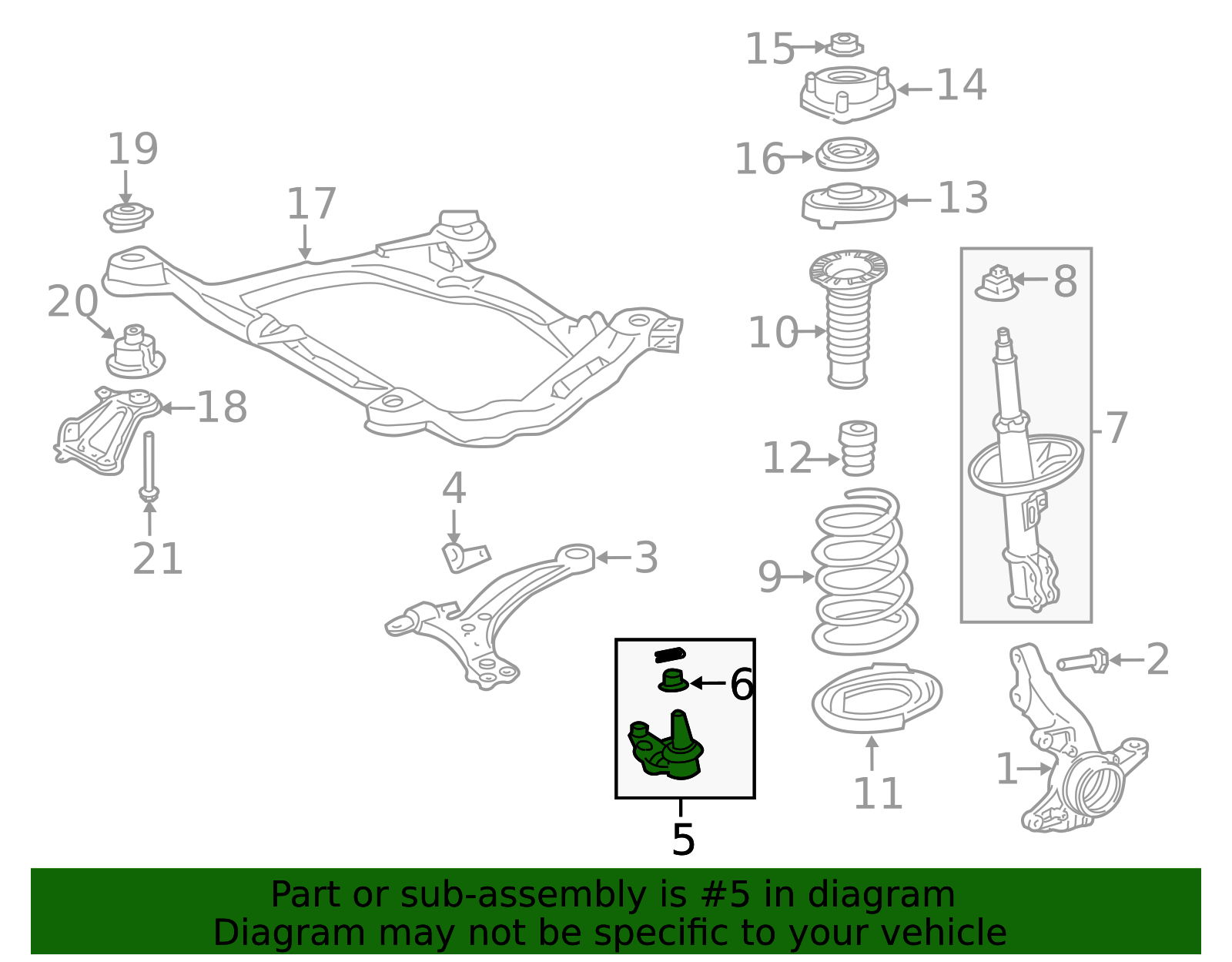 43330-09780 - Suspension Ball Joint (Right, Front, Lower) Longo Toyota ...