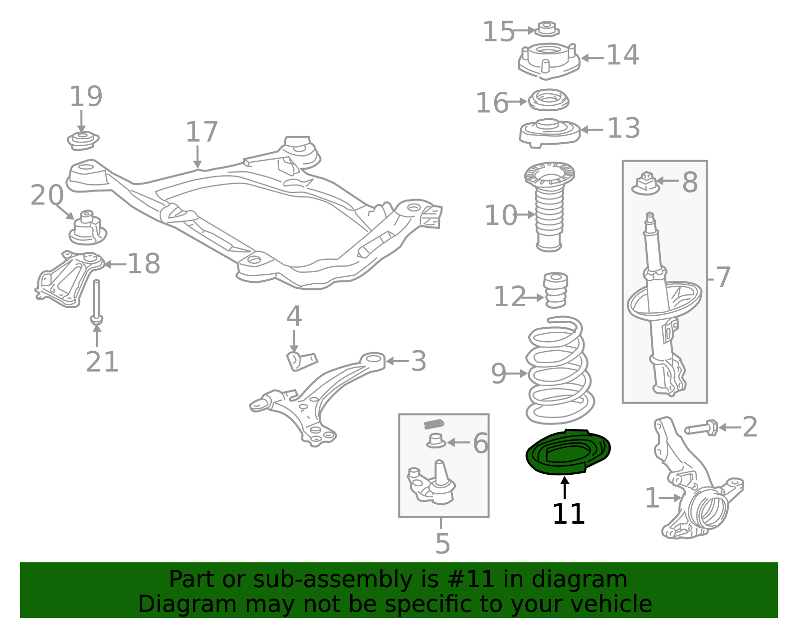 48158-08010 - High-Quality Coil Spring Insulator for 2011-2020 Toyota ...