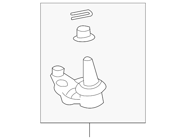 43330-09780 - Suspension Ball Joint (Right, Front, Lower) - 2009-2020 ...