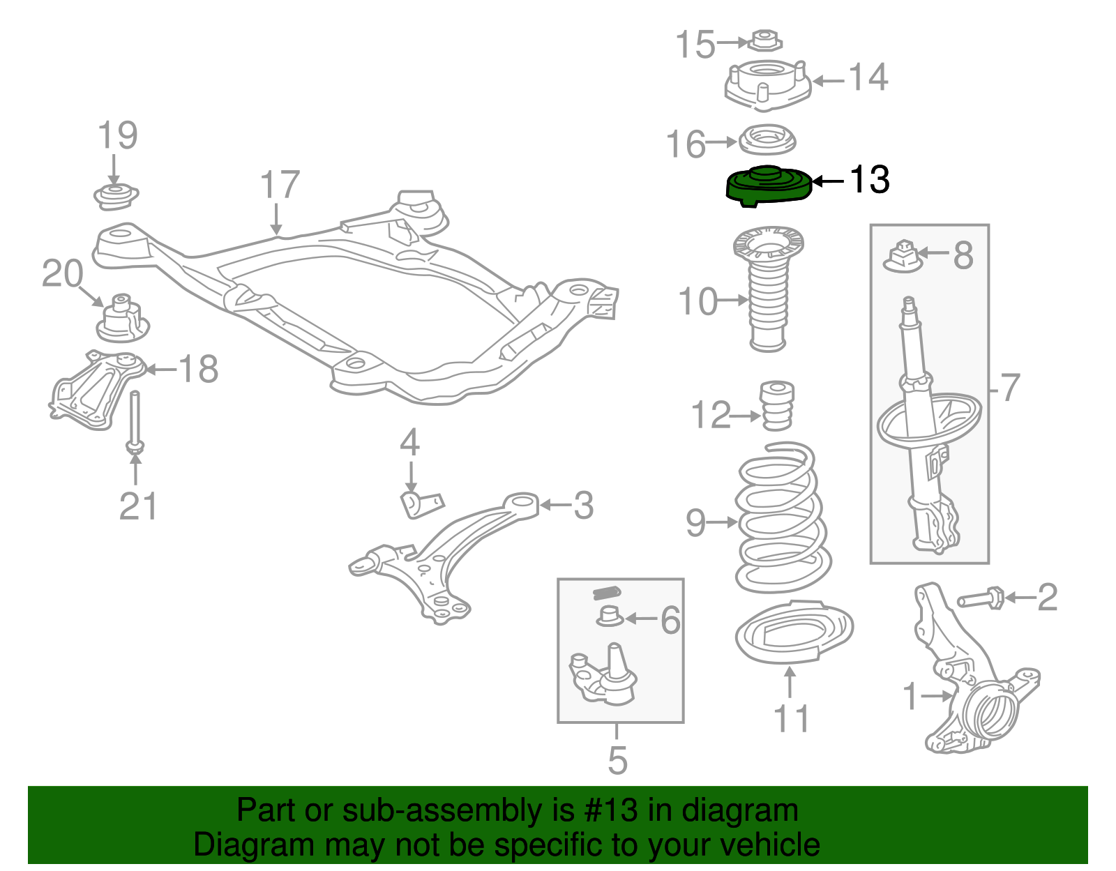 2002-2020 Toyota Upper Seat 48471-AA011 | OEM Parts Online