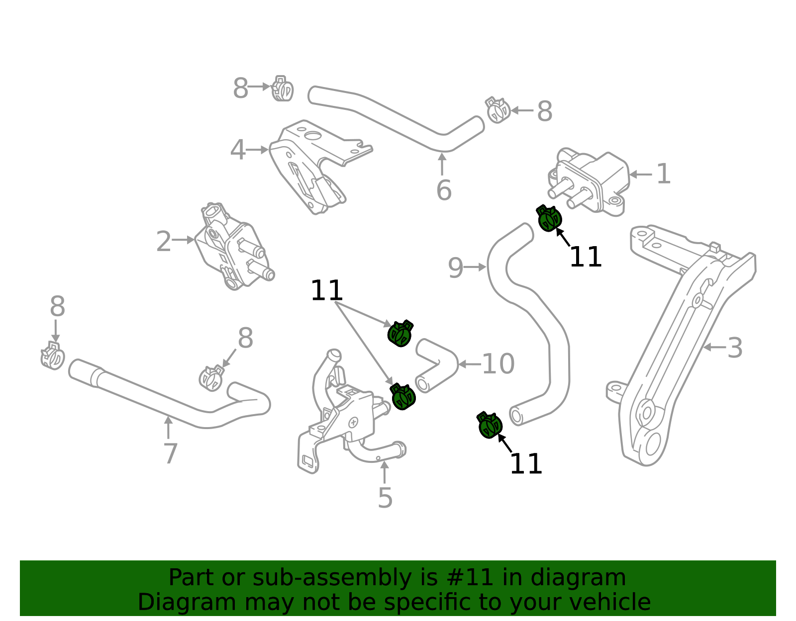 2015-2025 Honda Air Outlet Tube Clamp 91408-SDB-000 | Cheaper Honda Parts