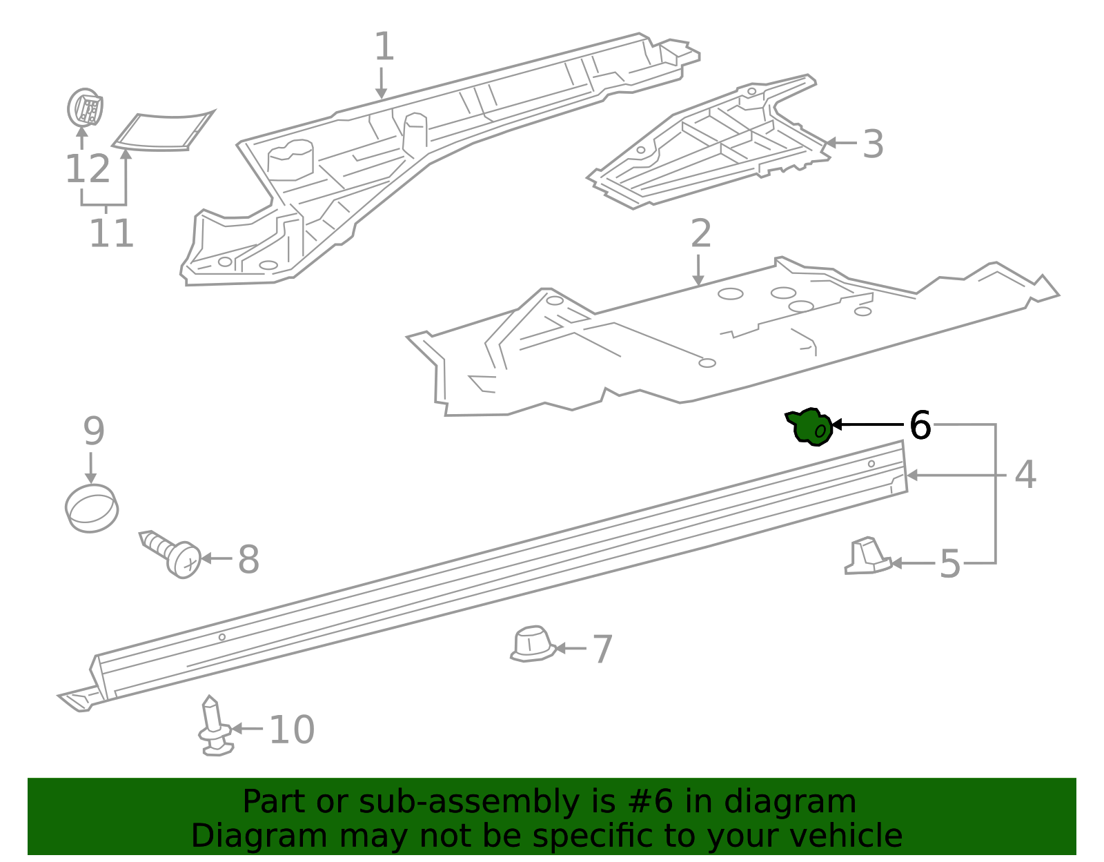 75867-30130 - Rocker Molding Clip - 2008-2025 Toyota | OEM Genuine ...