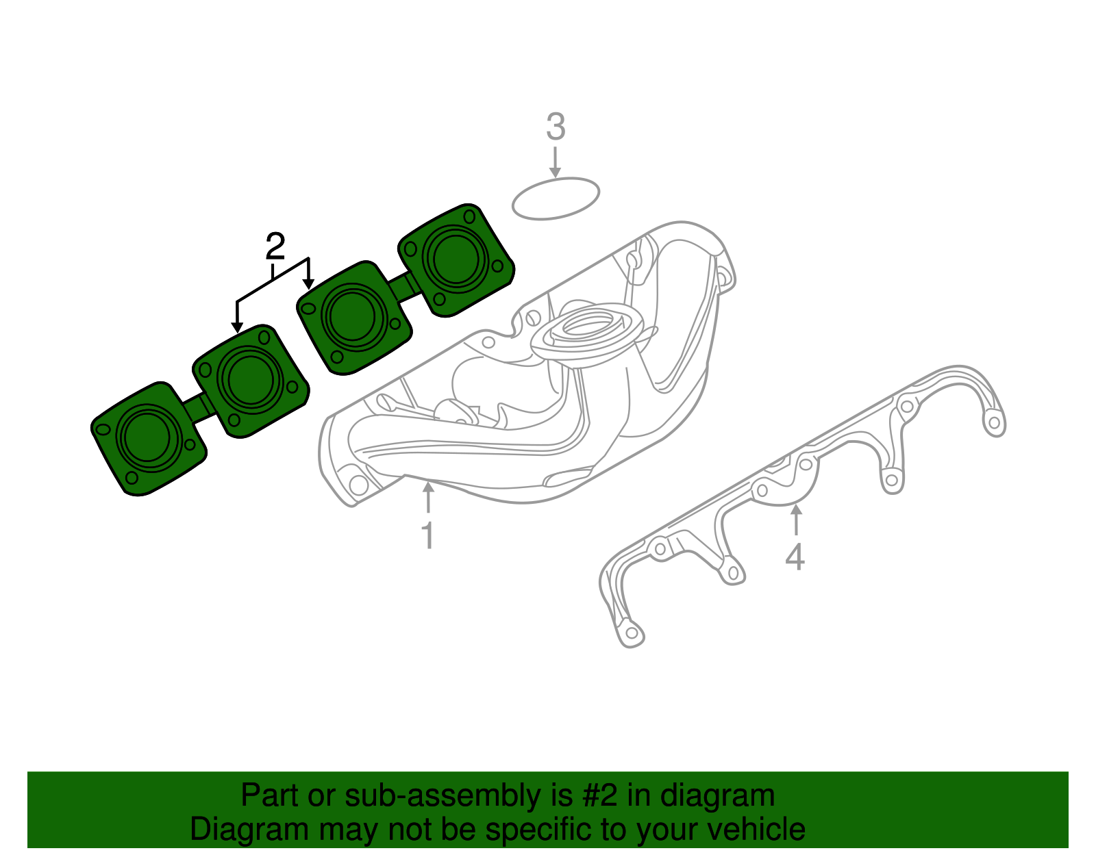 11627614095 - 2008-2019 BMW Manifold Gasket (11-62-7-614-095) | BMW of ...